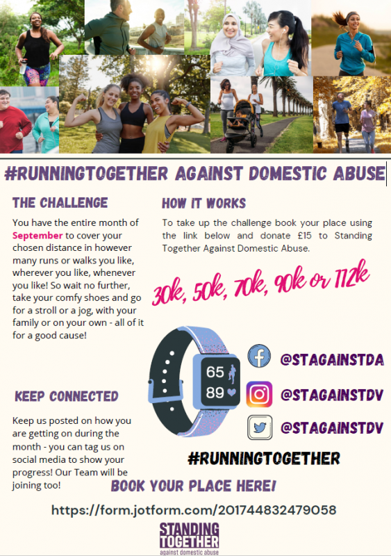 Running together against domestic abuse - The Stonewater Customer hubb